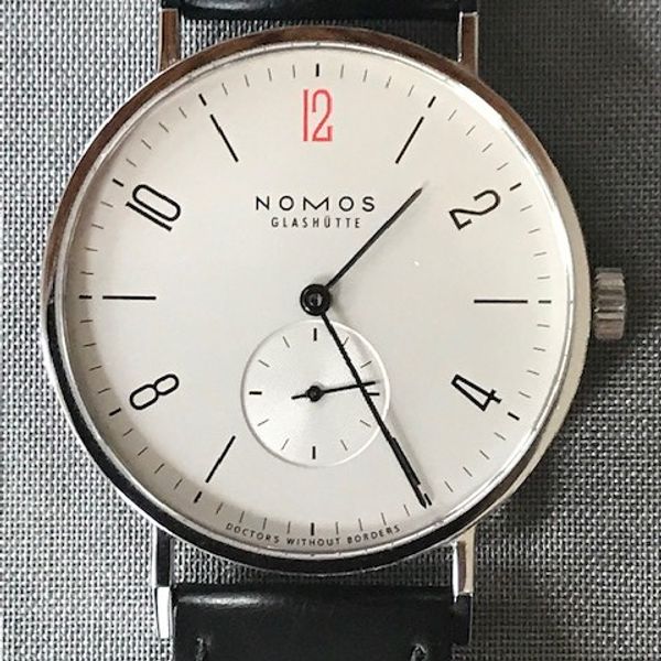 FS: LNIB Nomos Tangente 164s.2 Doctors Without Borders 38mm Model ...