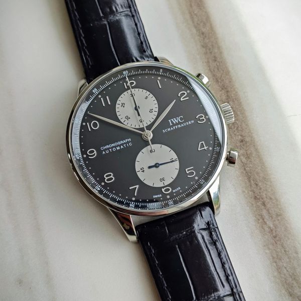 [WTS] IWC Portugieser Chronograph 3714 Silver Panda | WatchCharts Marketplace