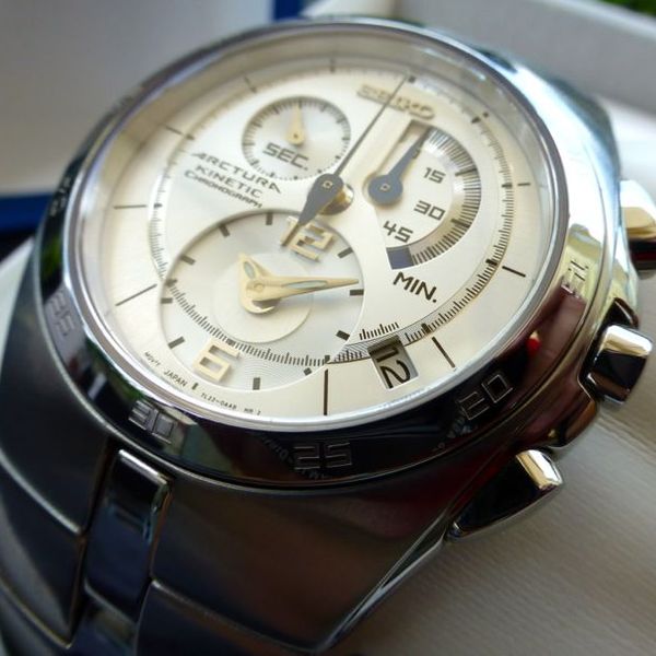 FS: Seiko Arctura Kinetic Chronograph, Sapphire, SNL001 | WatchCharts ...