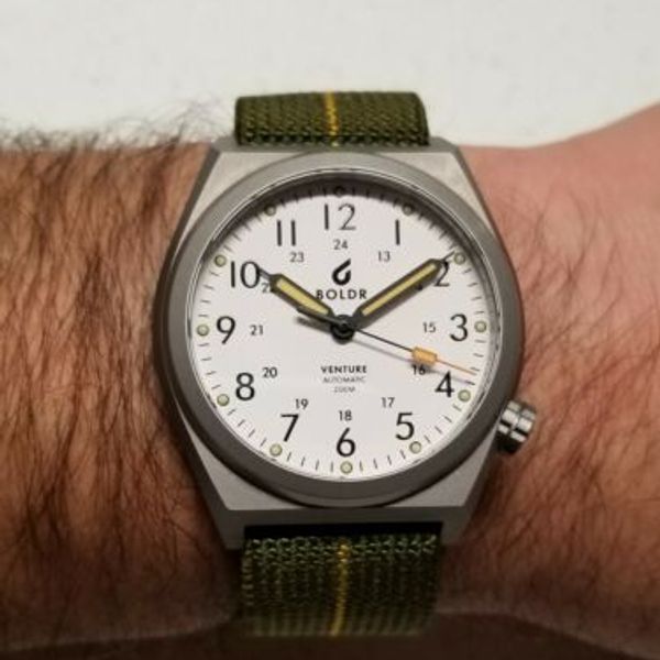 Boldr Venture Sand Storm Automatic Titanium Watch | WatchCharts Marketplace