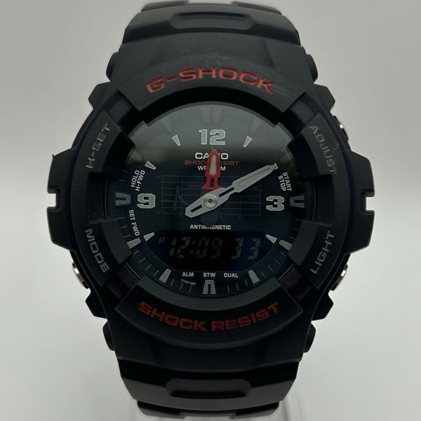 Casio G Shock G-100 Analog Digital Mens Wrist Watch - New Battery ...