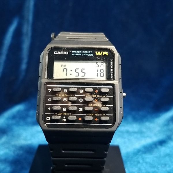 Casio Men's Vintage CA-53W-1CR Calculator Watch | WatchCharts Marketplace