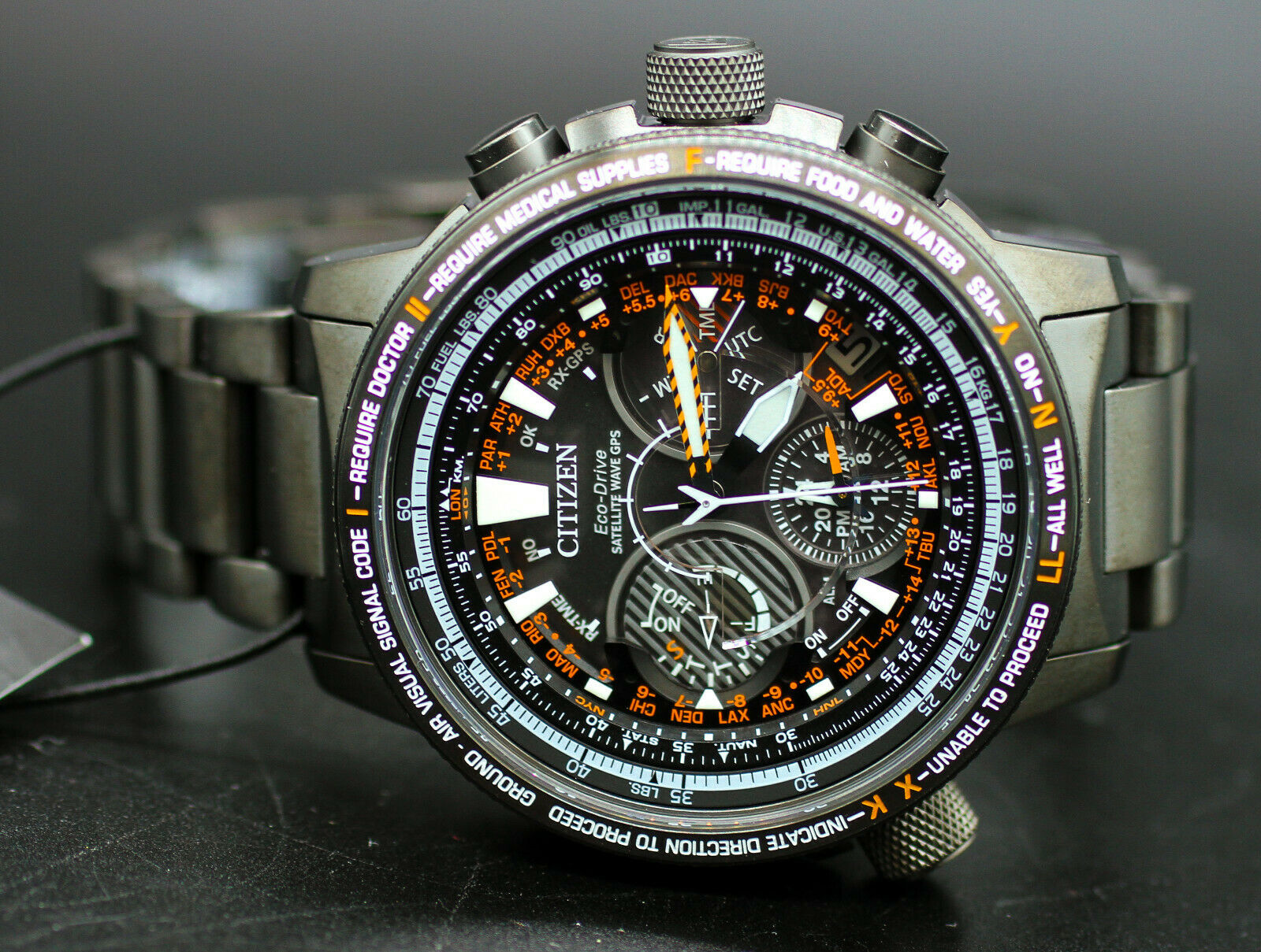 Citizen Mens Limited Edition Promaster Satellite Wave GPS Watch CC7015 ...