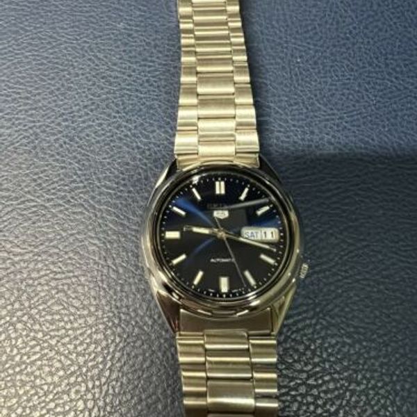 Seiko 5 Sports Blue Dial Watch - SNXS77K | WatchCharts Marketplace