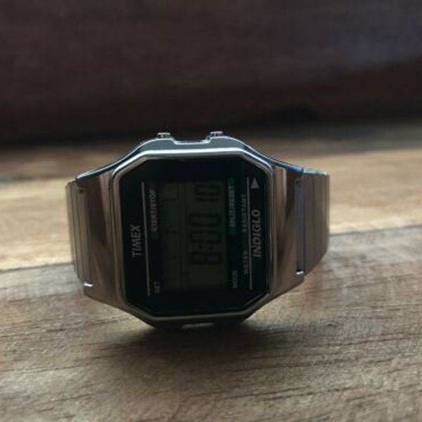 Men's Timex Classic Digital Dress Chronograph Watch T78587 T785879J/ New battery | WatchCharts ...