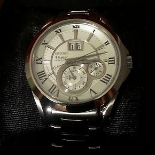 Seiko Premier Kinetic Perpetual Calendar SNP019P1 | WatchCharts