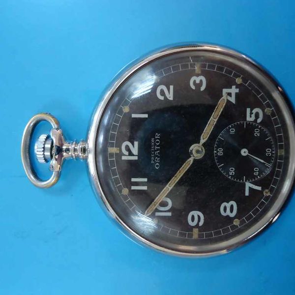 Orator D20026H WW II Military Pocket Watch ORIGINAL. | WatchCharts ...