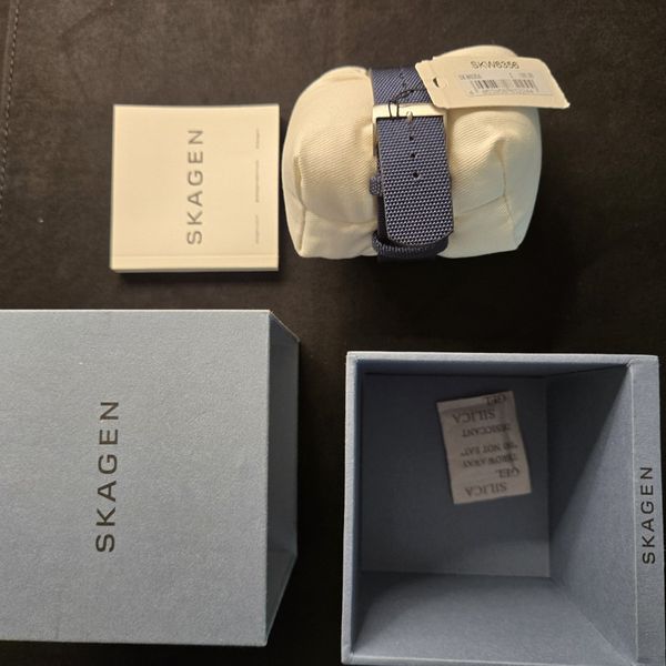 Skagen Men's Signaur Blue Dial Watch - SKW6355 NEW IN BOX | WatchCharts ...