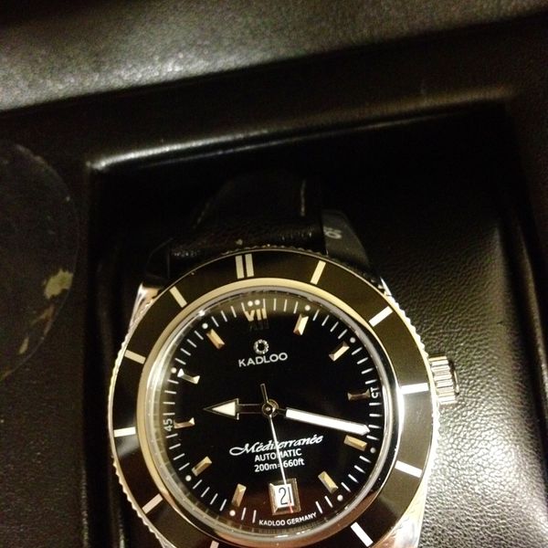 FS - Black Kadloo Mediterranee Diver - ETA 2824 - $199 | WatchCharts ...