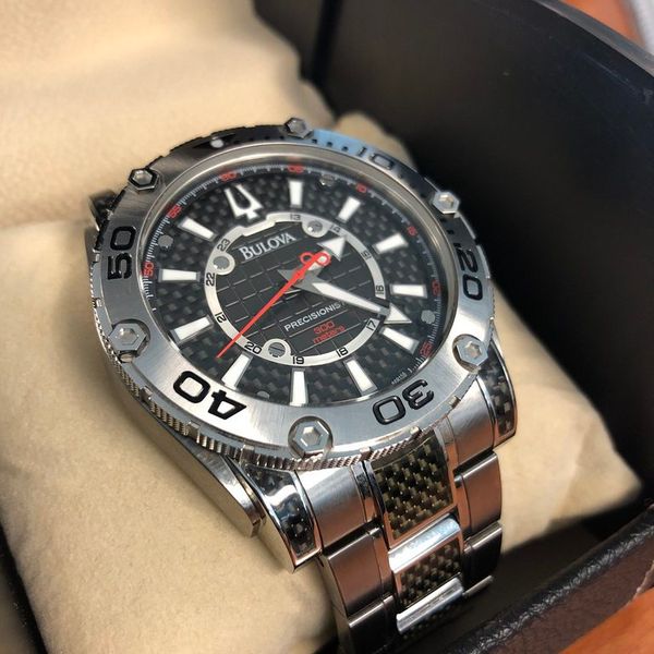 FS: Bulova Precisionist Champlain 96B156 Carbon Fiber(REDUCED to $100 ...