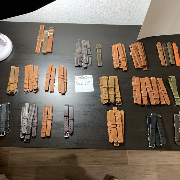 [WTS] hand-made “crazy horse” leather straps ???? | WatchCharts Marketplace
