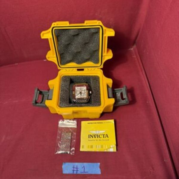 Invicta Reserve 22833 Chronograph 43mm Mens Watch With Hard Shell Case ...