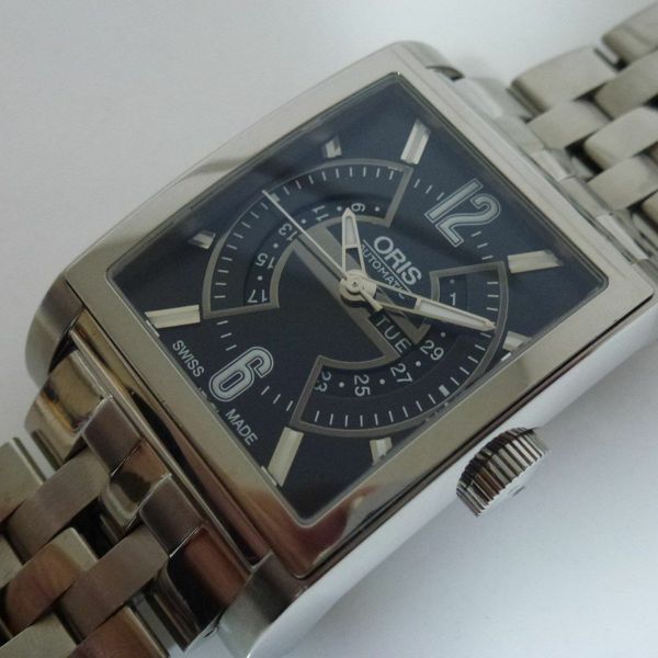 Oris Rectangular Titan Day Date 585 7622 7064 Price as of September ...