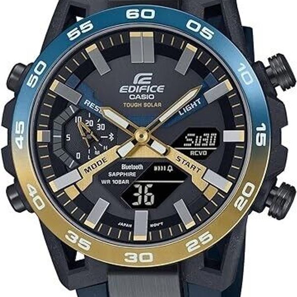 CASIO EDIFICE ECB-2000YNP-1AJF Nighttime Drive Series Bluetooth Blue ...