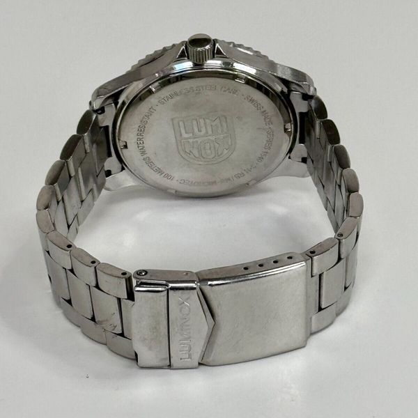Luminox Series 1540 3-H RB Blue 24 Hr Dial Date 100m Quartz Watch ...