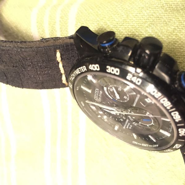 FS: Citizen Eco-Drive Black Atomic Watch AT4007-54E with straps ...