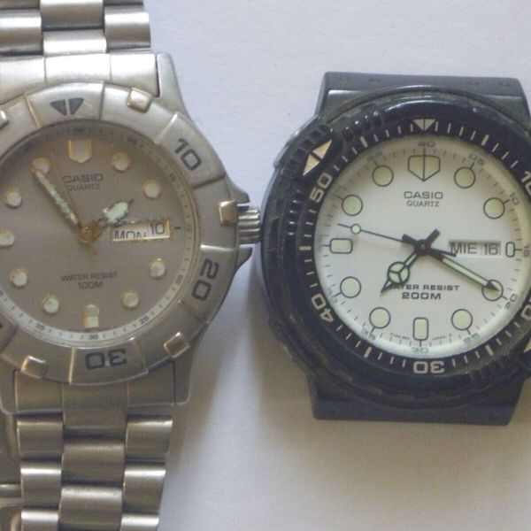Two vintage Casio men watches (made in Japan) | WatchCharts Marketplace