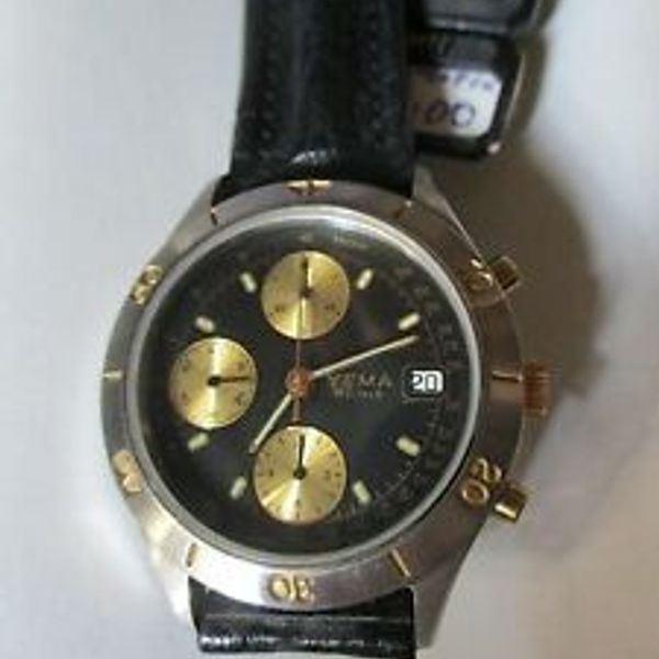 【FREE SHIPPING】 Watch Orologio chrono automatico yema automatic ...