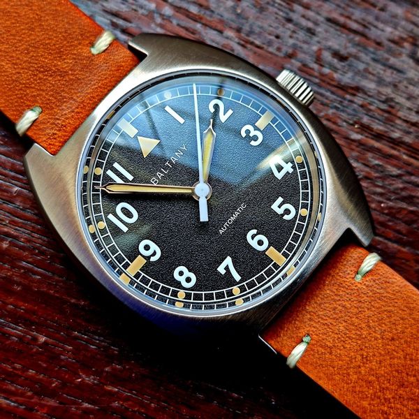 Brand New Baltany W10 Field Watch Seiko NH38, Sapphire, Dual Lume ...