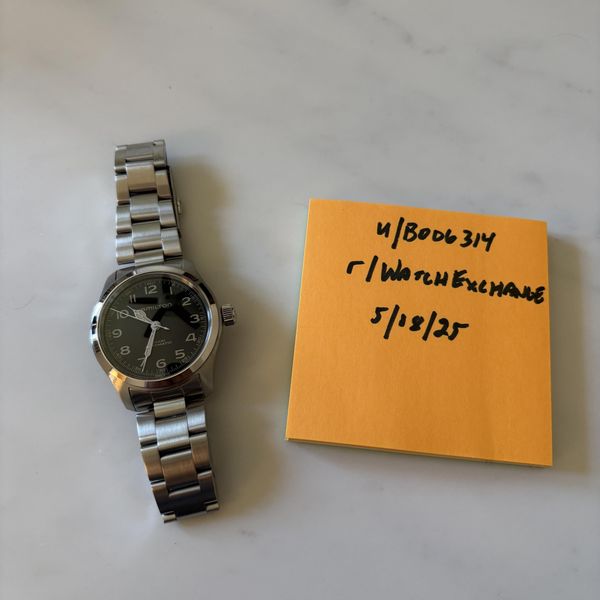 [WTS] Hamilton Khaki Murph 38mm Full Box + Uncle Bracelet | WatchCharts ...