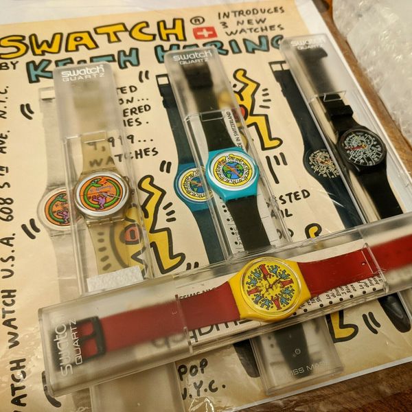 Keith Haring Swatch Complete and Original Artwork. | WatchCharts