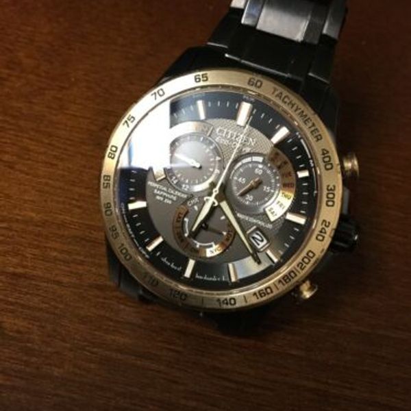 Citizen Eco-drive Perpetual Chrono Chronograph Watch Model E650-s102278 ...