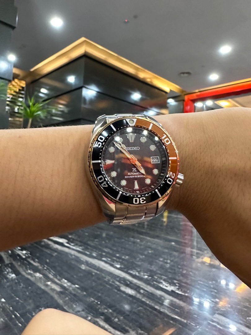 Seiko Prospex Sumo Hawksbill Rootbeer SPB192J1 Limited edition ...
