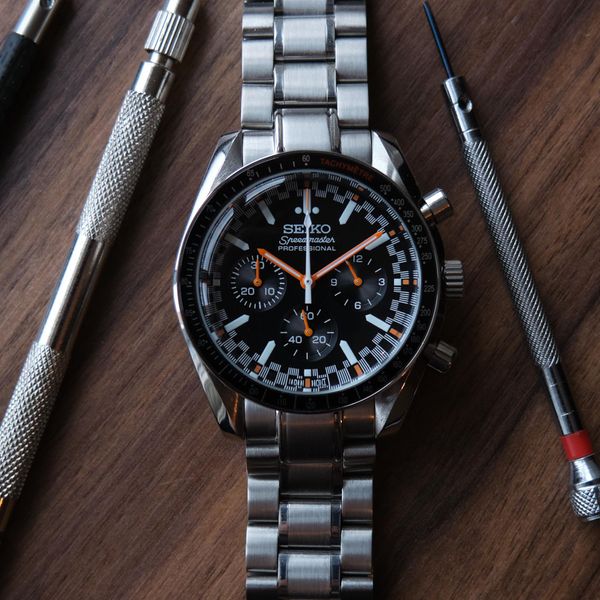 [WTS] Custom built watch with Seiko VK63 movement - Speedmaster homage ...