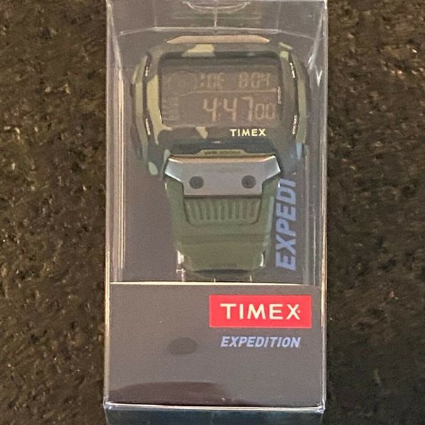 Timex Command Shock GovX Excl. TW5M20400 Green Camo, BNIB, FREE ...