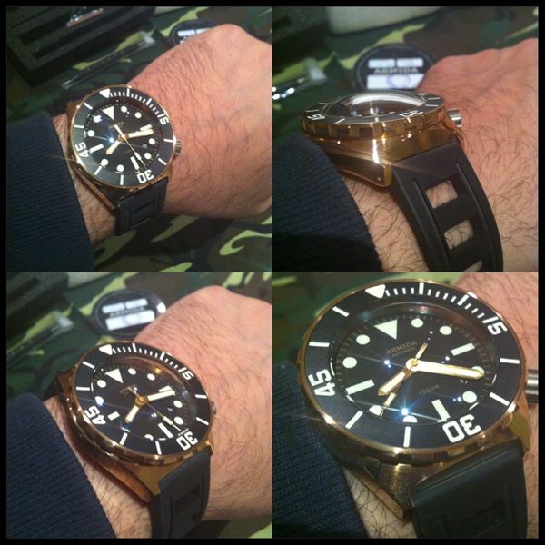 FS : LNIB Bronze ARMIDA A1 1000m Diver ETA 2824-2***SOLD*** | WatchCharts