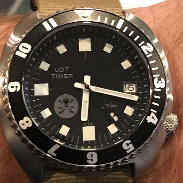 SOLD: Seiko/ Dagaz Bone Frog UDT | WatchCharts Marketplace