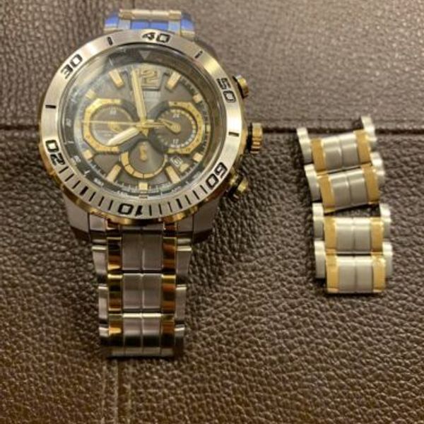 Mens Citizen WR 10 Bar Eco Drive Wrist Watch With Link Band | WatchCharts