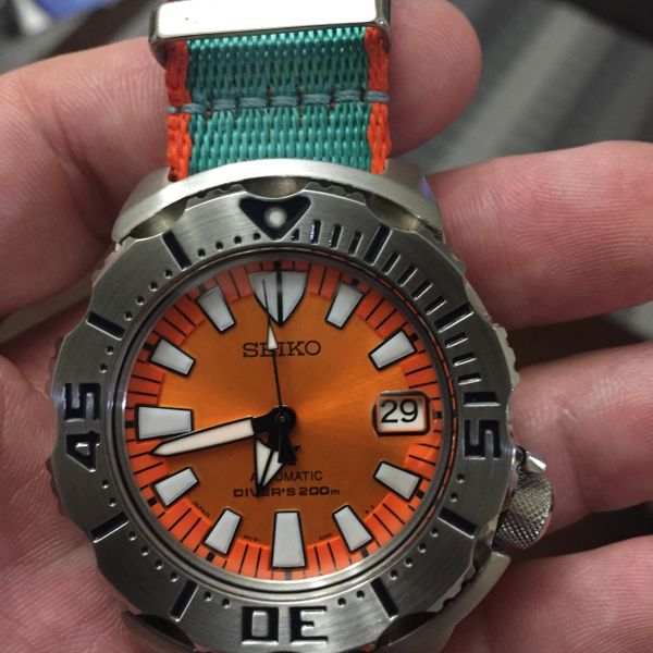 [WTS] Seiko Sunburst Orange Gen 3 Monster SBDC075 | WatchCharts Marketplace