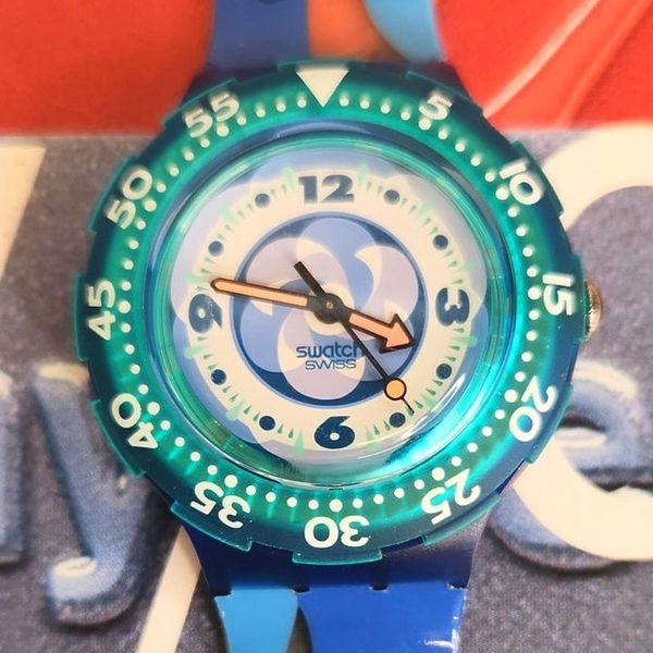 Swatch watch PACIFIC BEACH SDN110 1994 Scuba New old stock ...