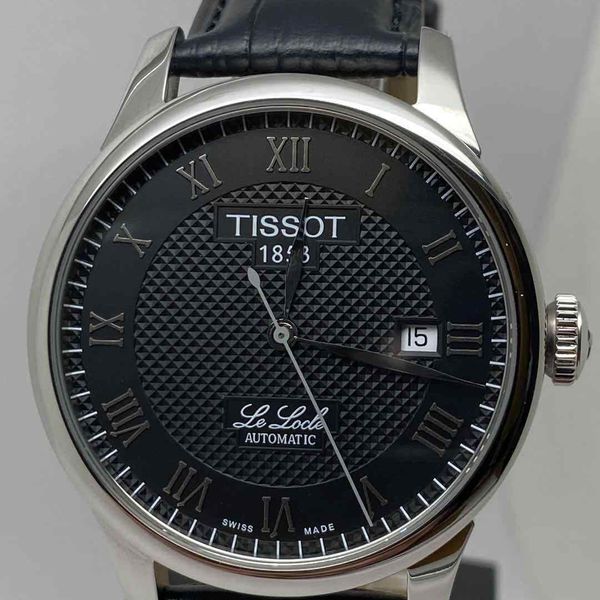Tissot T41.1.423.53 Le Locle Automatic Black dial leather T-Classic Men ...