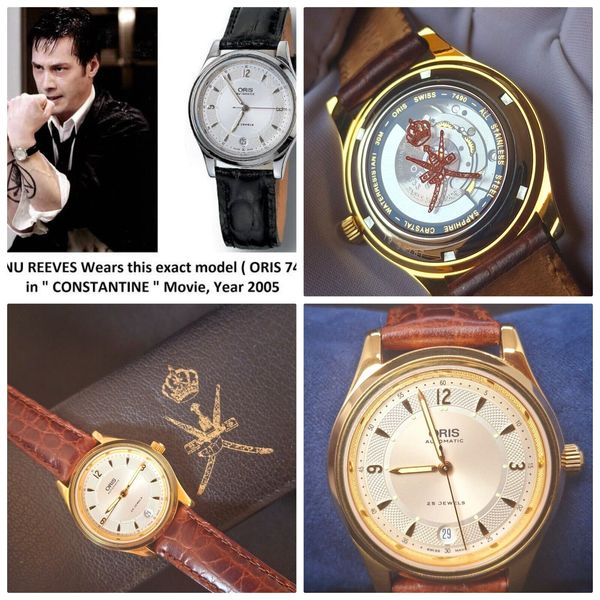 Limited ORIS Constantine Keanu Reeves Modern Classic 7490 & Royal Oman ...