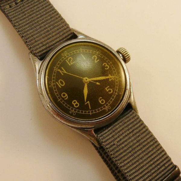 VINTAGE c1940 WW2 BULOVA USA GENTS MILITARY PILOTS HACKING WATCH GWO ...
