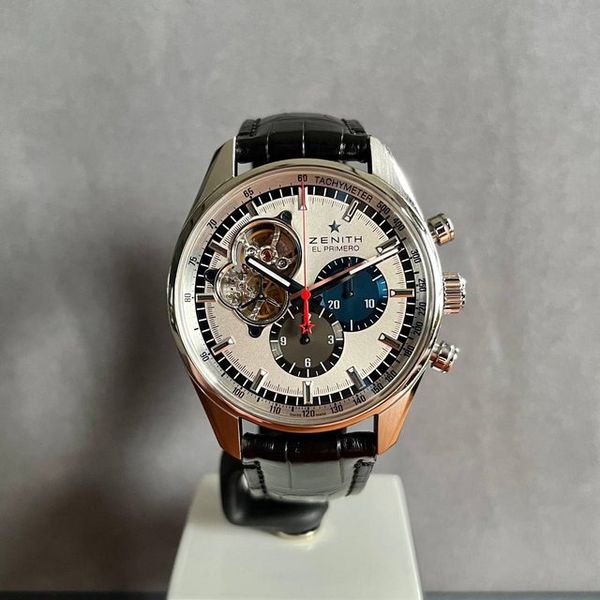WTS Zenith 42mm El Primero Chronomaster Open Heart Stainless Steel ...