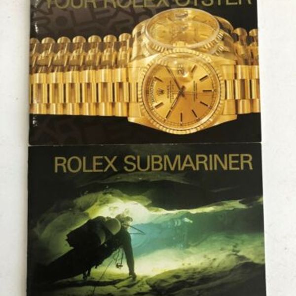 Rolex Submariner Booklet Booklet YOUR ROLEX OYSTER 1993 Original ...