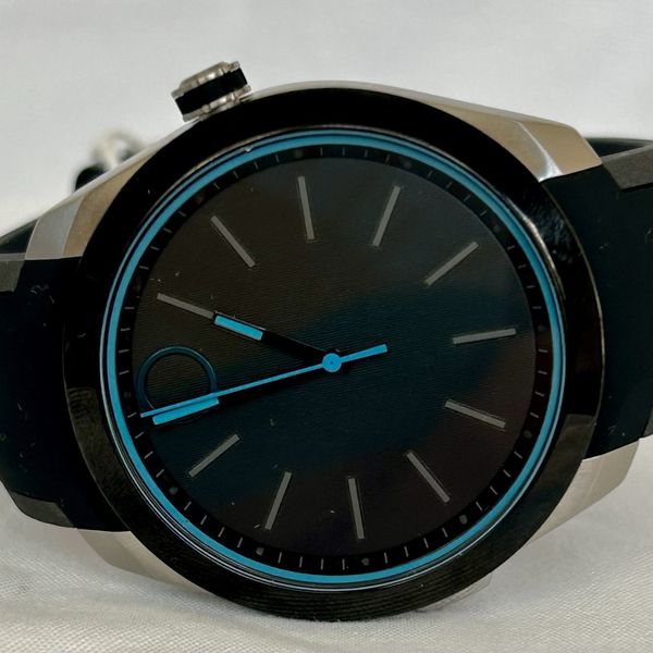 Movado BOLD Smartwatch Mens Black & Blue Digital Analog 3660001 Watch ...