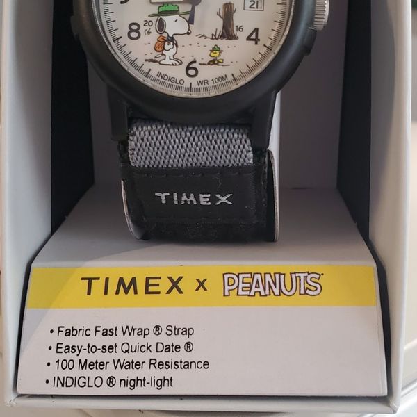 Timex ExpeditionÂ® x Peanuts Beagle Scout Fast Wrap Strap Watch ...