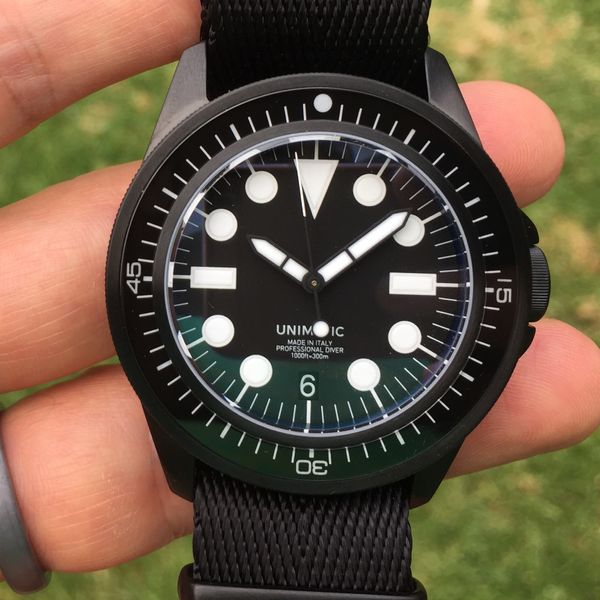 Unimatic Modello Uno U1-EN MAXI Dial DLC Diver CONUS | WatchCharts ...