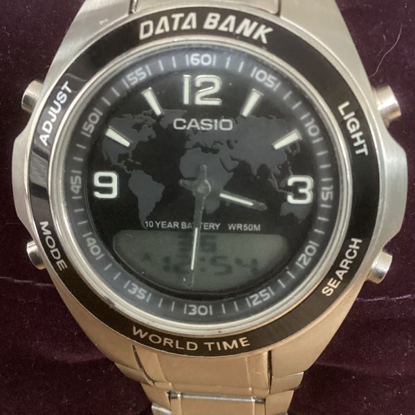 Vintage 80s Casio Data Bank Bracelet Watch DBW-30 Telememo Rare Retro ...