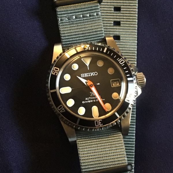 [WTS] custom mod : 'retro seiko submariner' diver [repost / price drop ...