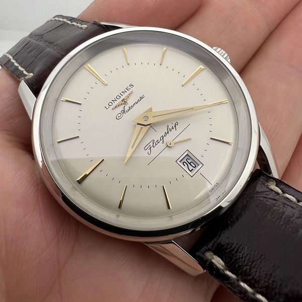 Longines Flagship Heritage AUTOMATIC REF L4.795.4.78.2 MEN'S WATCH 38.5mm | WatchCharts Marketplace