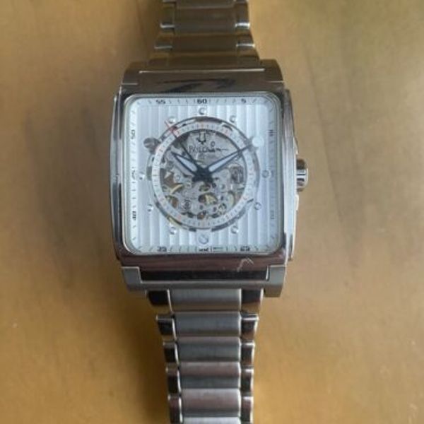 Bulova Skeleton Men's Watch C877602 Automatic | WatchCharts Marketplace