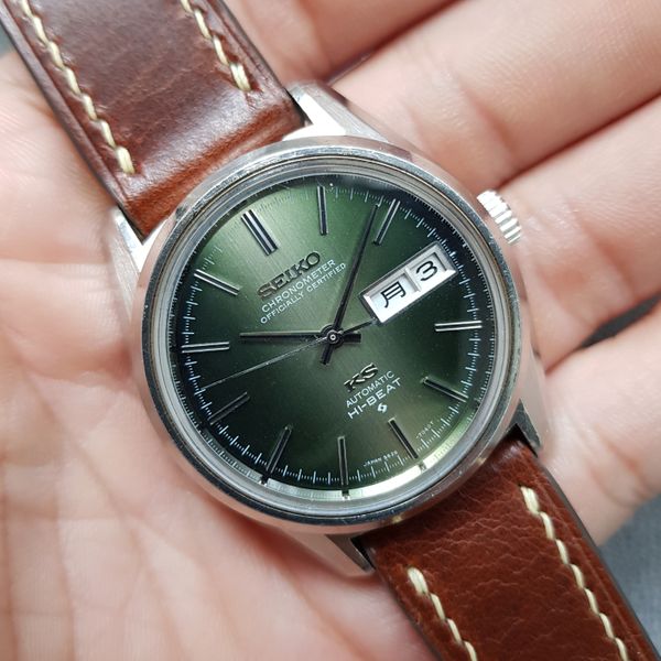 [WTS] Rare Green Dial King Seiko Chronometer 5626-7040 | WatchCharts Marketplace