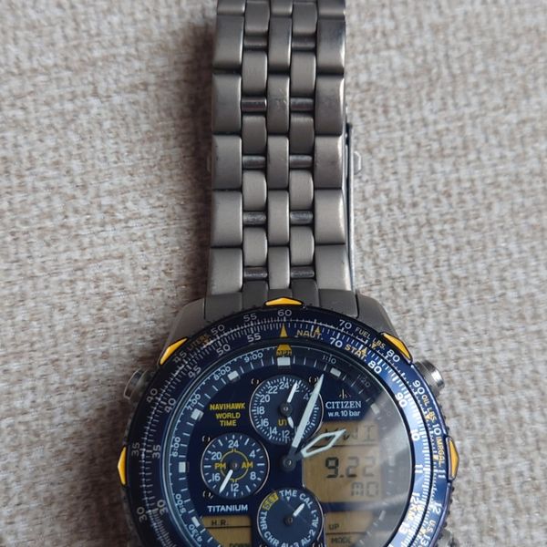 Citizen Promaster Navihawk C300 / PME56-2091 Titanium Blue Angles ...