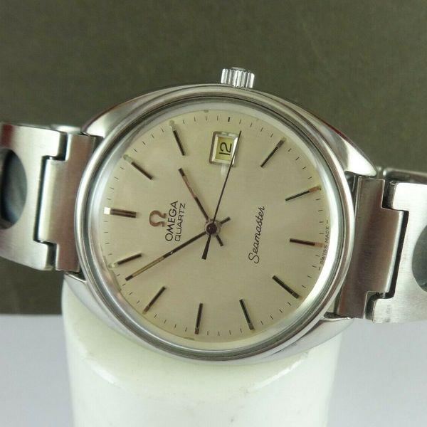 Vintage OMEGA Seamaster Quartz 196.0078 Steel 36mm Watch. Ca 1979 ...