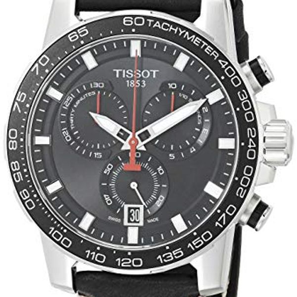 [Tissot] Watch TISSOT Super Sport Chrono T1256171605100 Men's Black ...